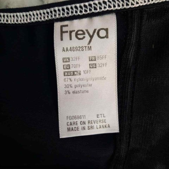 Freya | Intimates & Sleepwear | Freya Black Sports Active 32ff 32 Ff ...